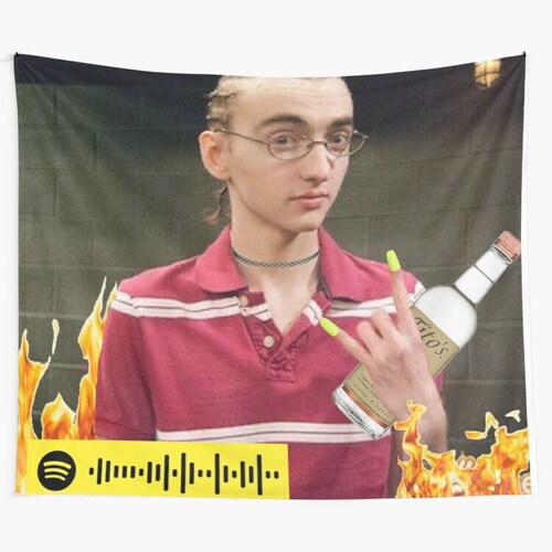 Robert Glizzy Wall Tapestry 100% Glizzy Meme Wall Hanging | Etsy