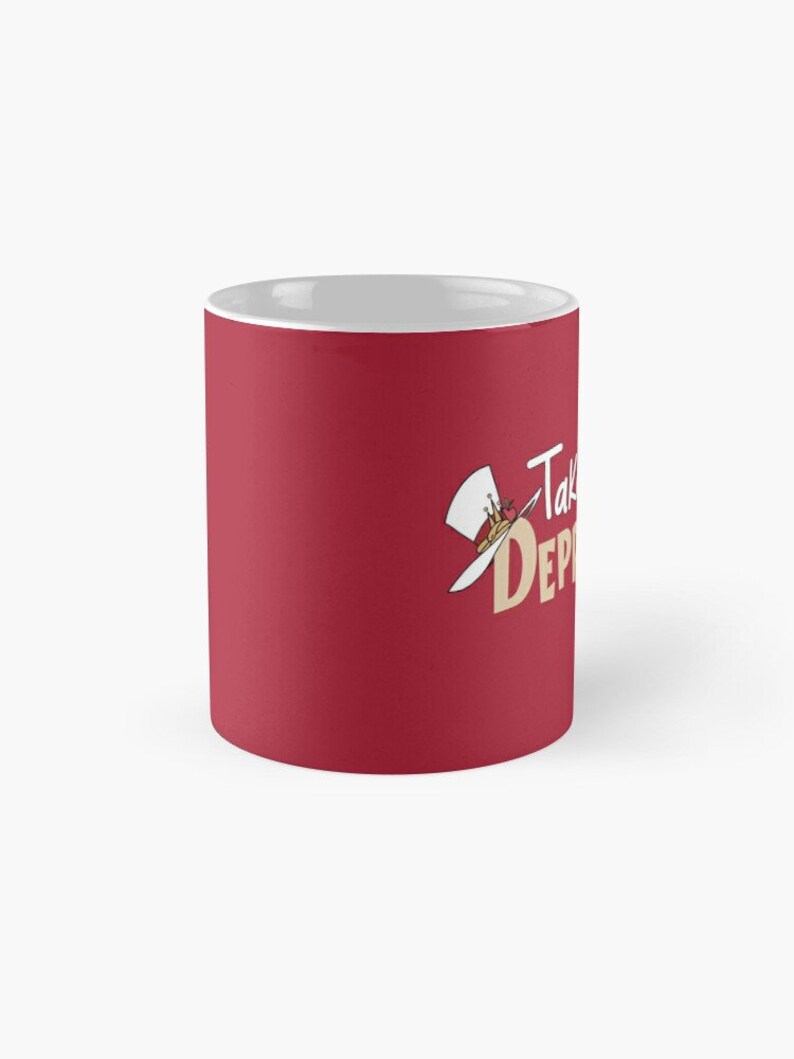 Take That Depression Hazbin Hotel Mug, Lucifer Morningstar Mug, Alastor ...