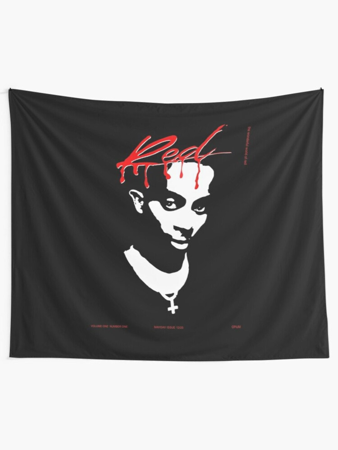 Whole Lotta Red, Carti Wall Tapestry, Playboi Carti Wall Hanging Gifts ...