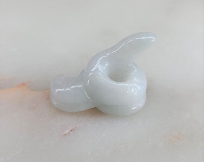Jadeite Jade Snake Chinese Zodiac Carved Pendant Necklace, JX-0323 ...