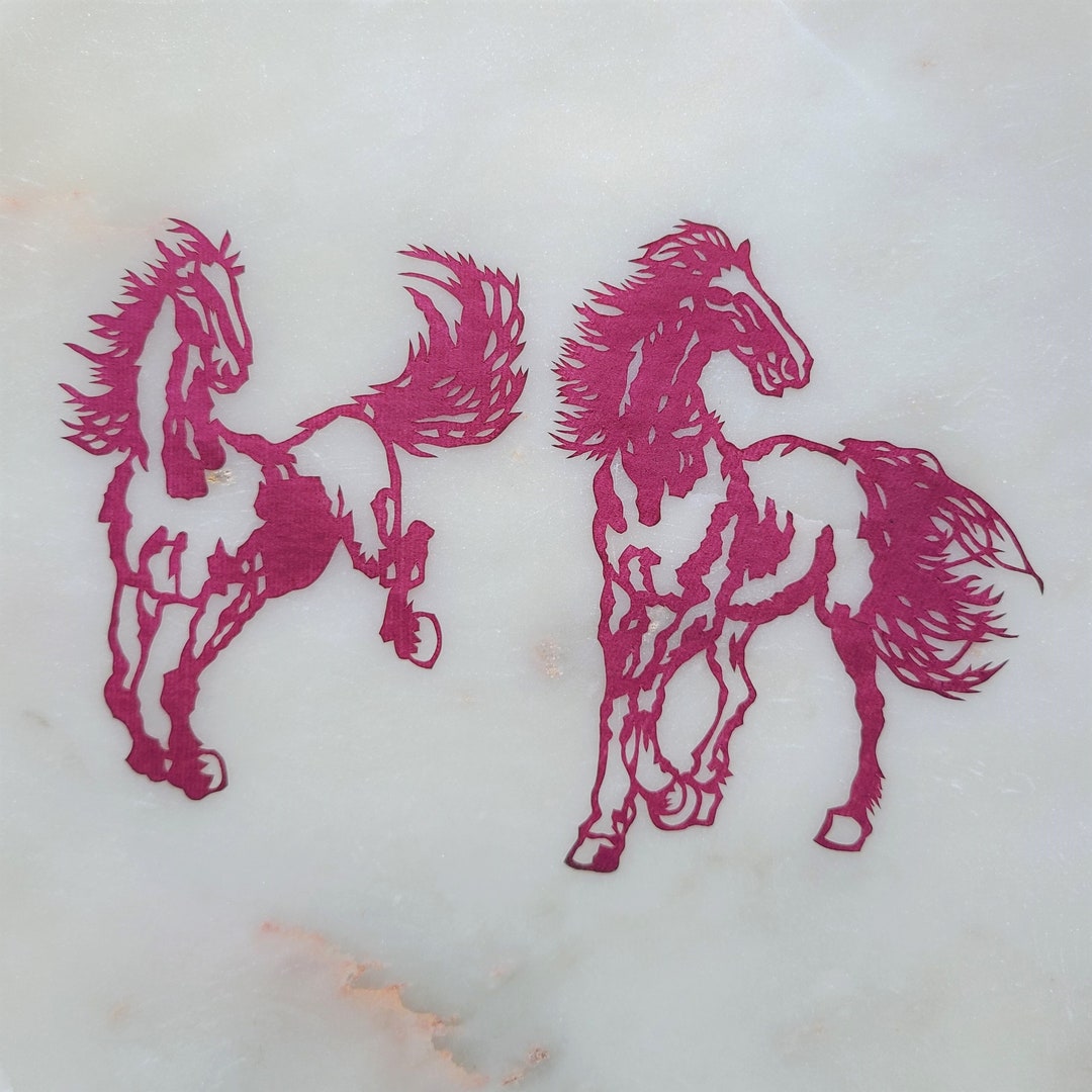 Vintage Chinese Paper-cut, Set of Twelve Horse & Dragon Paper-cut, Folk ...