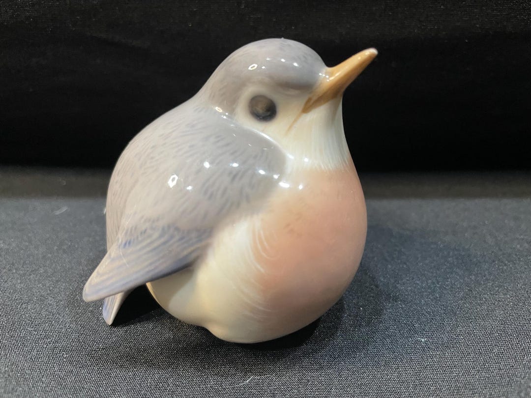 Vintage Royal Copenhagen Porcelain Bird - Robin - #2266 - Etsy