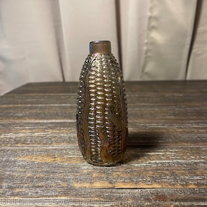 Vintage Northwood Carnival Glass Corn Bottle/ Corn Kernels/ Corn Husk ...