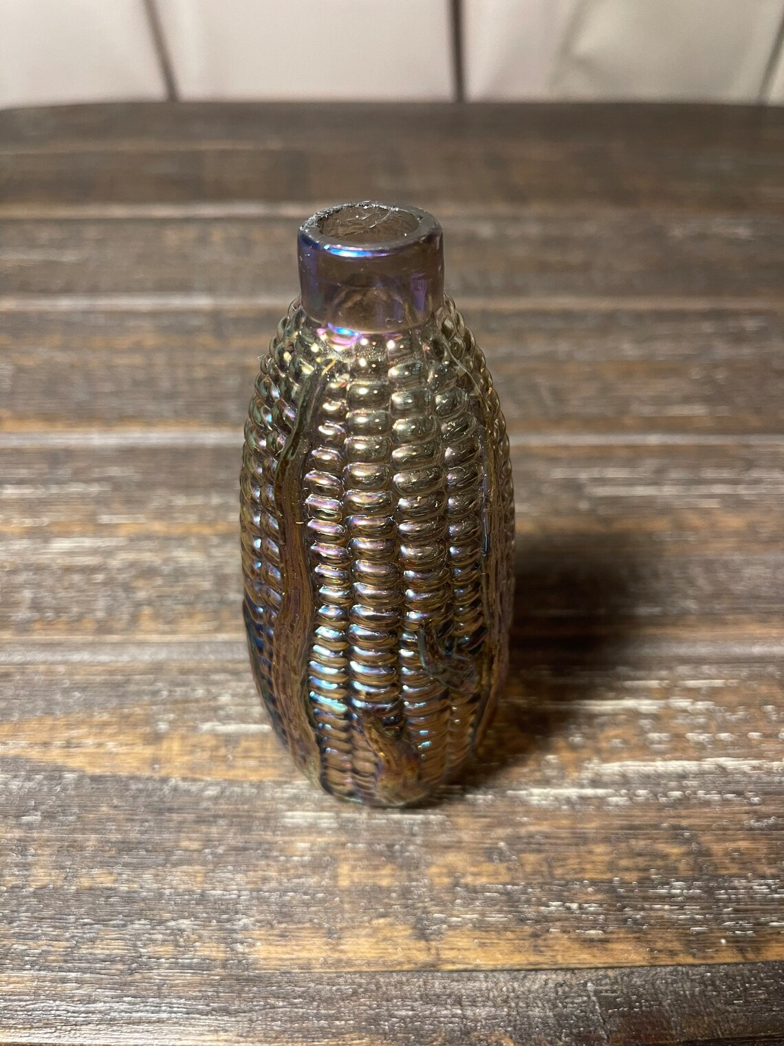 Vintage Northwood Carnival Glass Corn Bottle/ Corn Kernels/ Corn Husk ...
