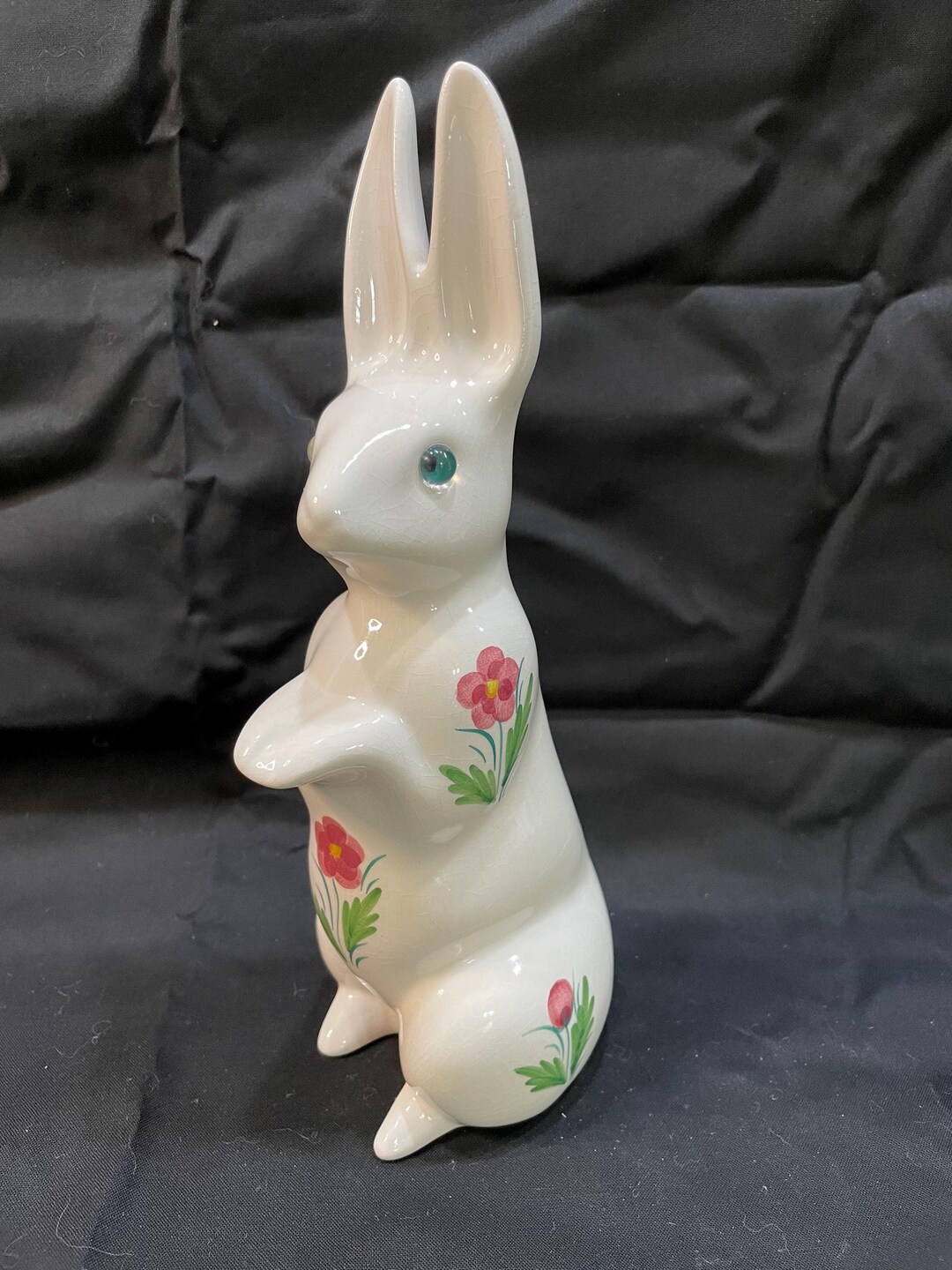 Ceramic Bunny Rabbit Made in Portugal Hand Painted and Signed - Etsy