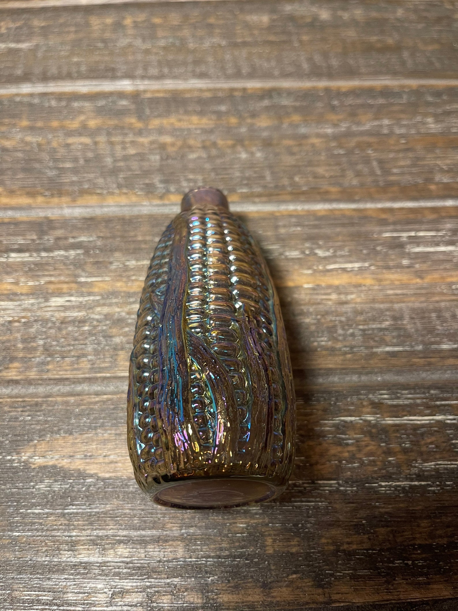 Vintage Northwood Carnival Glass Corn Bottle/ Corn Kernels/ Corn Husk ...