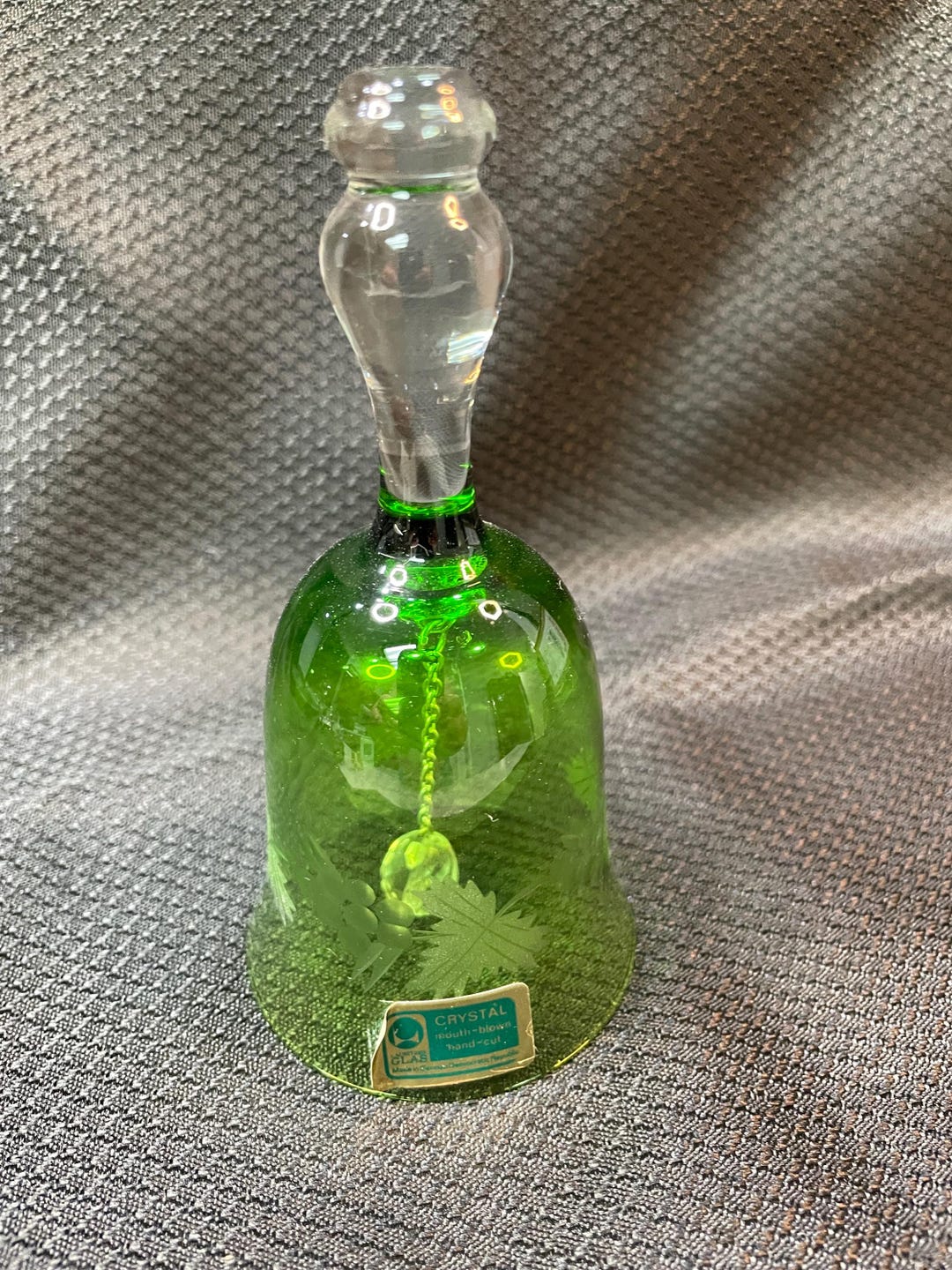 Vintage German Ofnah Green Bell - Etsy