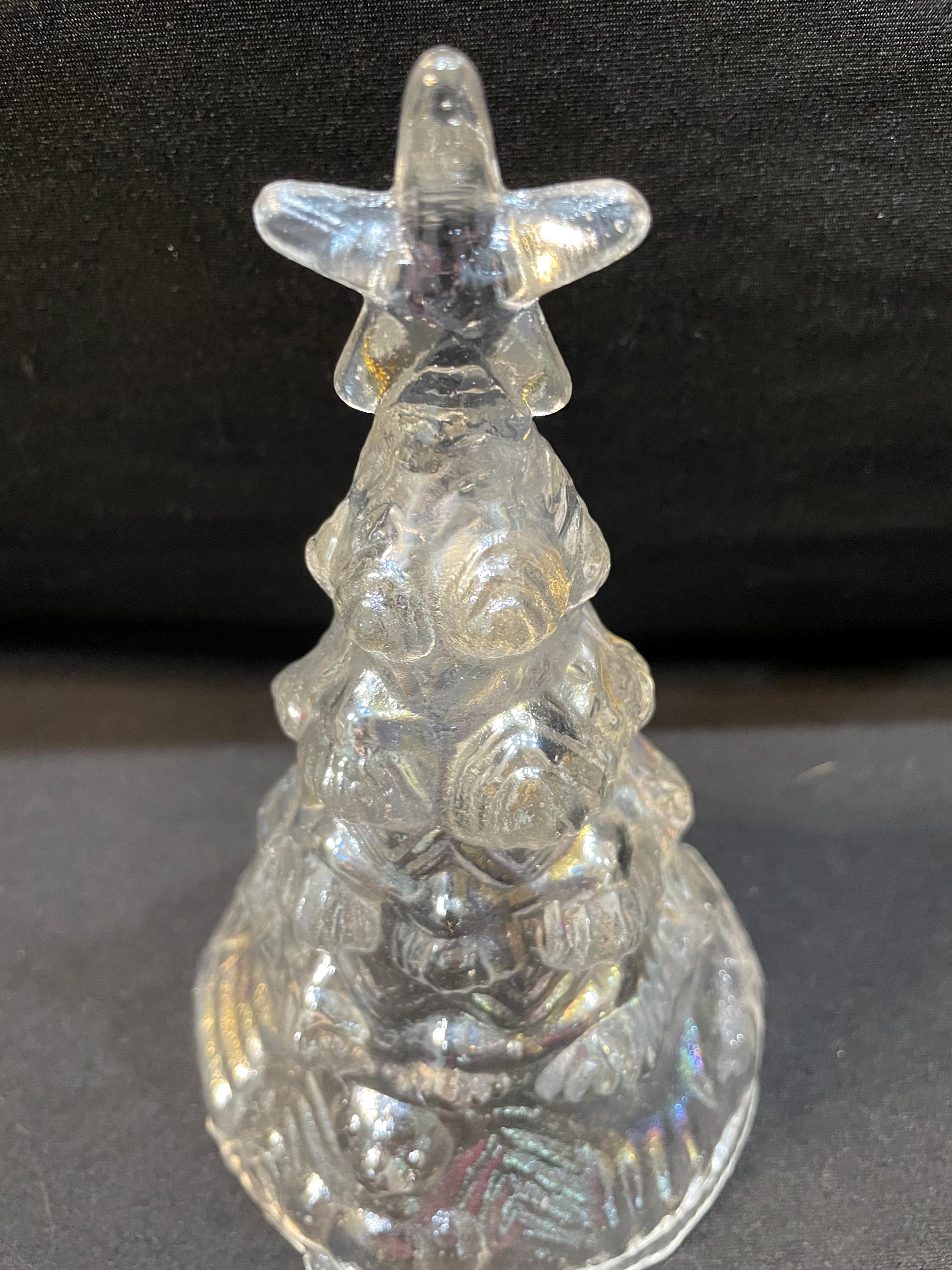 Vintage Iridescent Glass Christmas Tree - Etsy