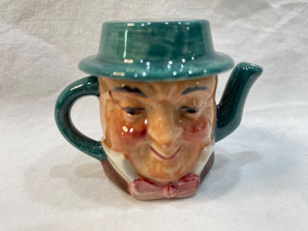 Artone Pottery Double Sided Mini Toby Jug - Etsy