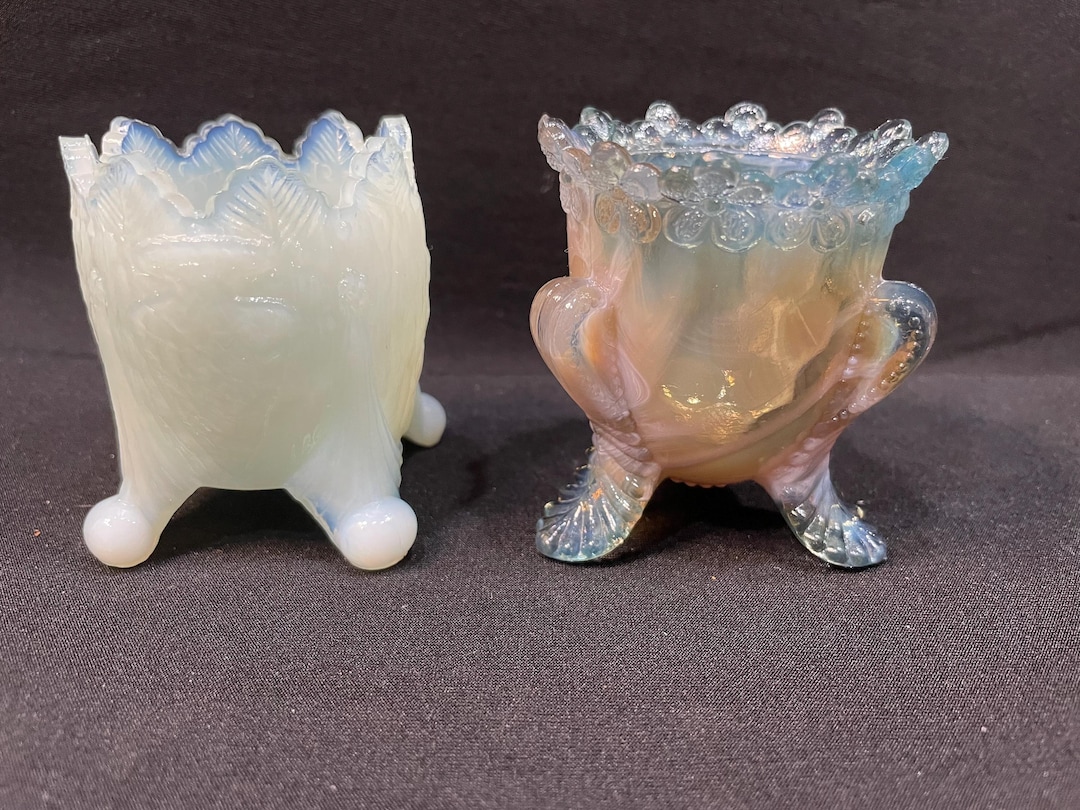 Vintage Boyd and Degenhart Glass Toothpick Holders - Set of 2 - Etsy