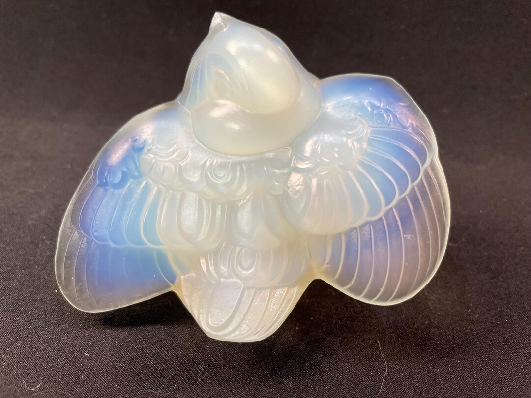 Sabino Art Glass Bird Wings Down With Original Box - Etsy