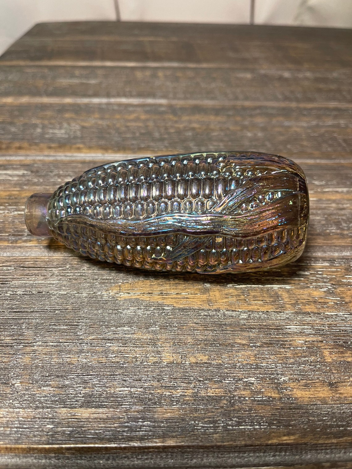 Vintage Northwood Carnival Glass Corn Bottle/ Corn Kernels/ Corn Husk ...