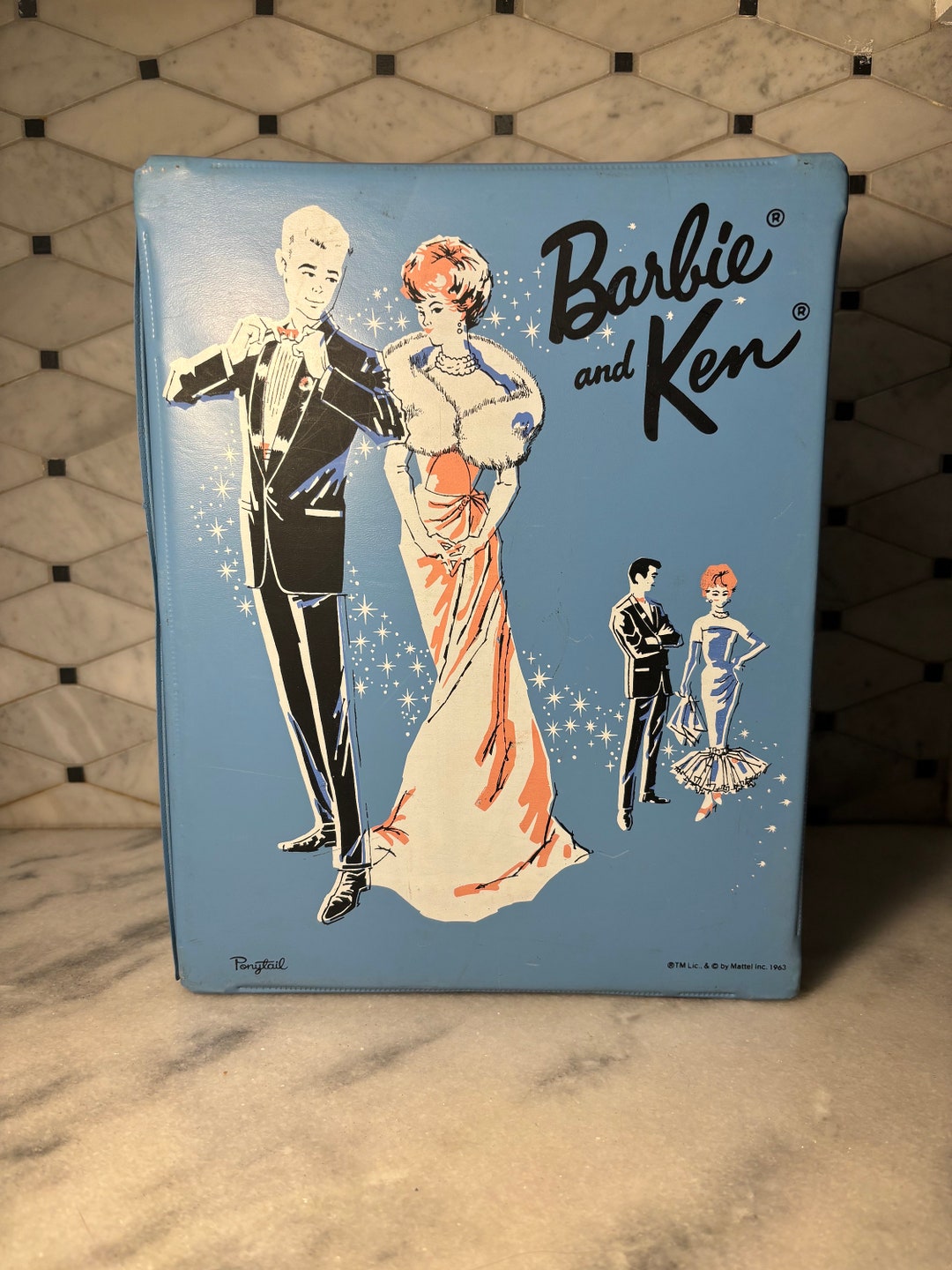 Vintage 1963 Barbie and Ken Showcase Trunk/ Outfits and Accessories Included - Etsy