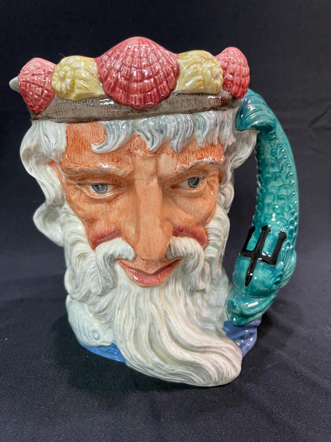 Vintage Royal Doulton Large Toby Mug - Neptune D6548 - Etsy