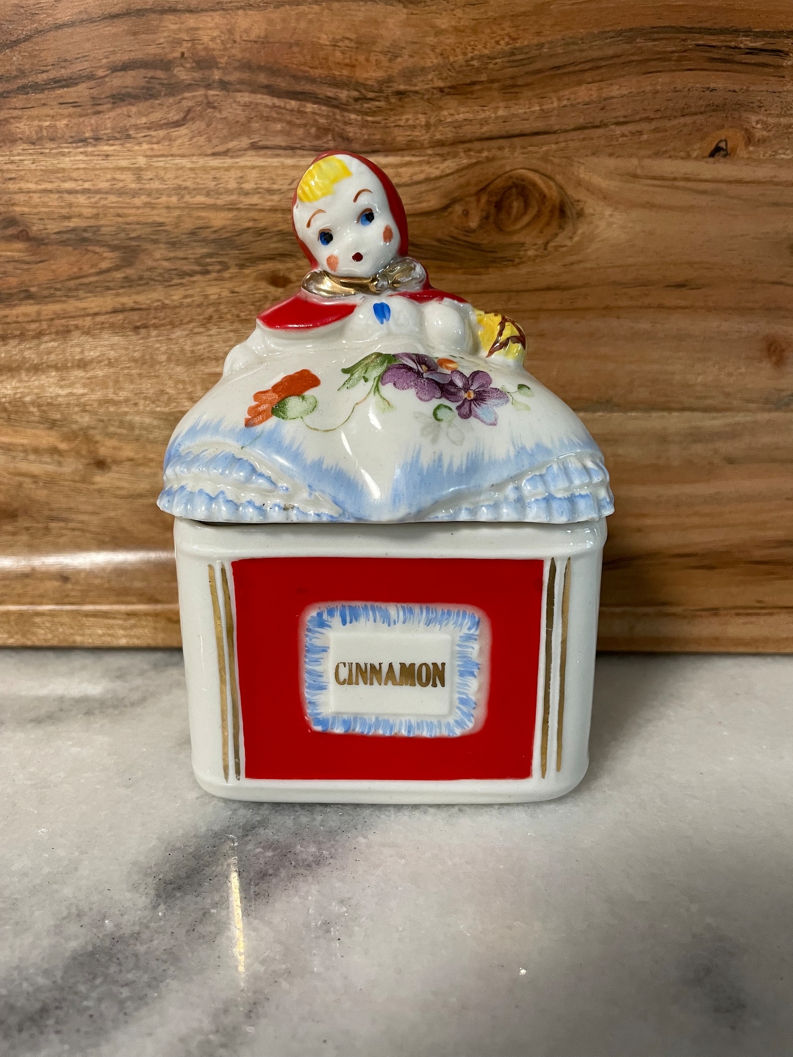 HULL Red Riding Hood Cinnamon Spice Jar With Lid - Etsy