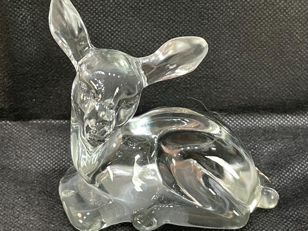 Fenton Glass Deer - Etsy