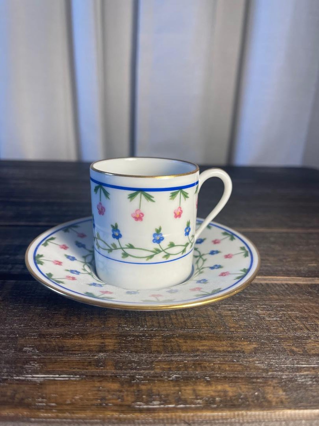Antique Limoges Floral "lafayette" Dinnerware, Teacup With Saucer Plate ...