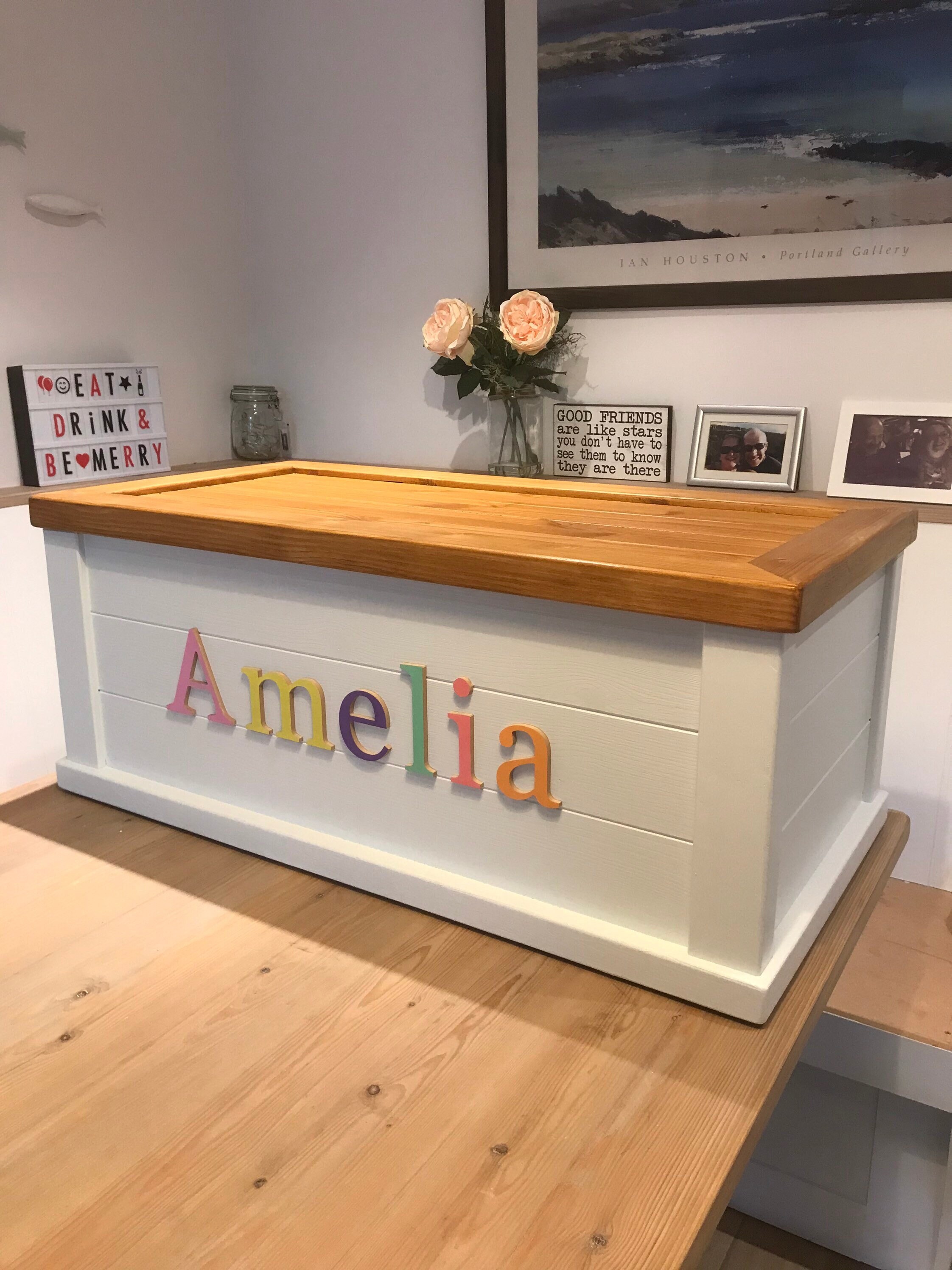 Homemade Wooden Toy Boxes