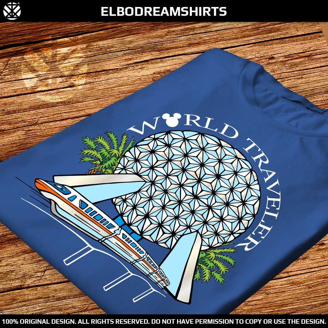 World Traveler Family Shirts for Epcot 2024, Personalized Adventure ...