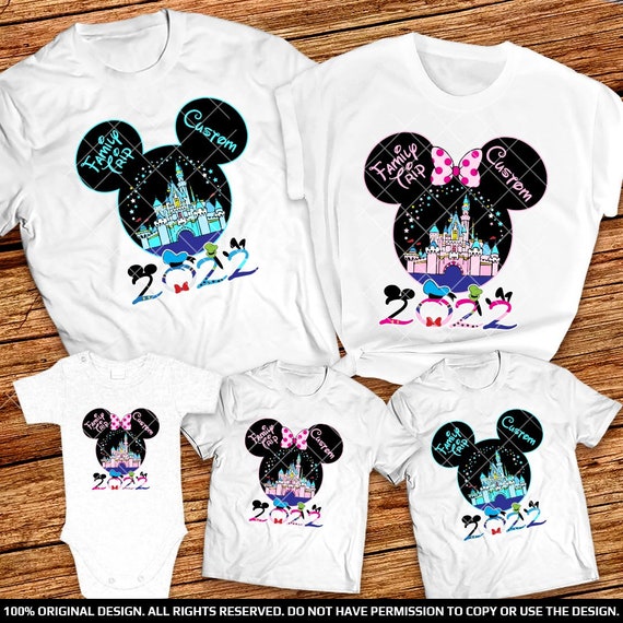 Magic Castle in Mickey and Minnie Head Wth Personalized Name - Etsy