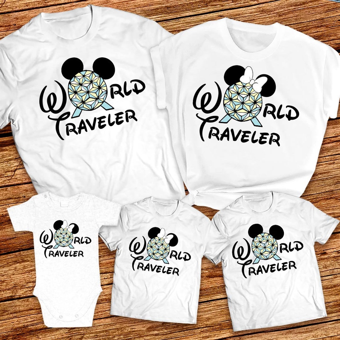World Traveler Shirt Epcot Epcot Family Shirts World - Etsy