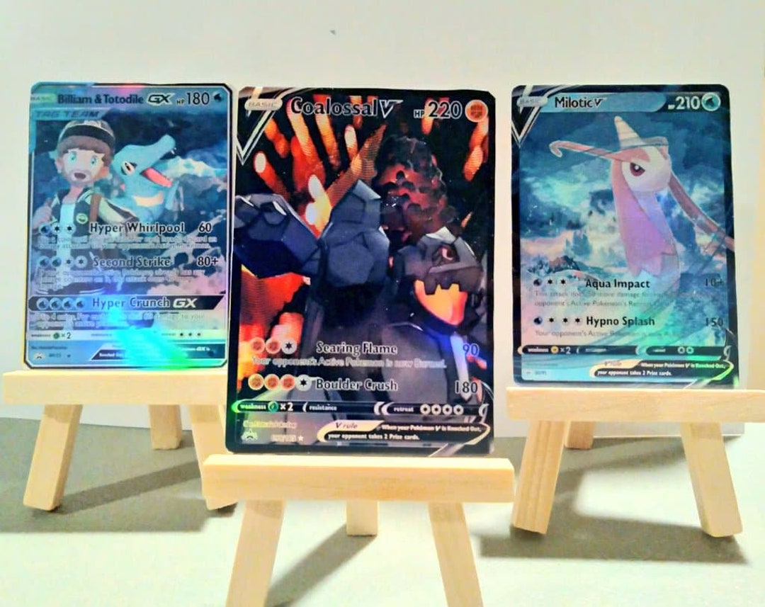 Custom Holo Pokemon Cards - Etsy