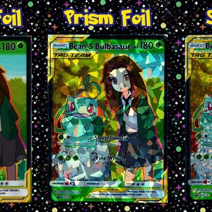 Custom Holo Pokemon Cards ! - Etsy