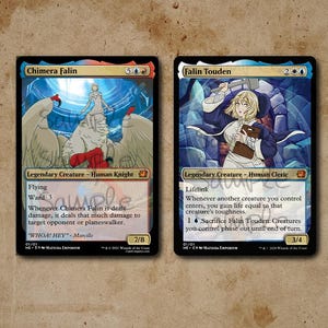 Dungeon Meshi Magic the Gathering Card Holographic - Etsy