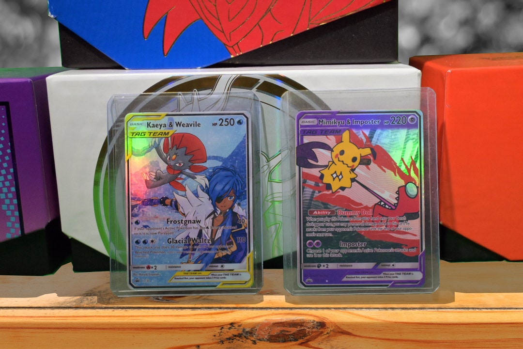 Custom Holo Pokemon Cards - Etsy