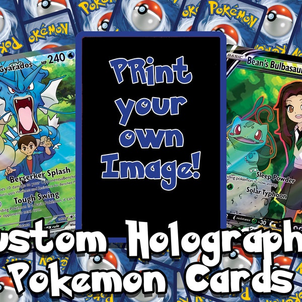 Pokemons Custom Card - Etsy