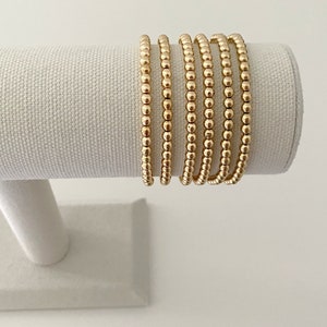 14k Gold Plated Stacking Bracelets | Stackable Bracelets | Stacking ...