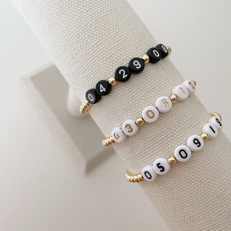 Number Bracelet - Etsy