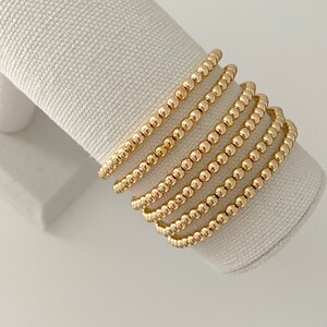 14k Gold Plated Stacking Bracelets | Stackable Bracelets | Stacking ...