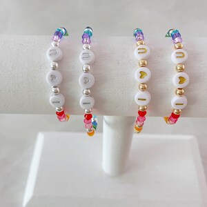 First Day of School Bracelet Set | Kindergarten Bracelet | Mommy and Me ...