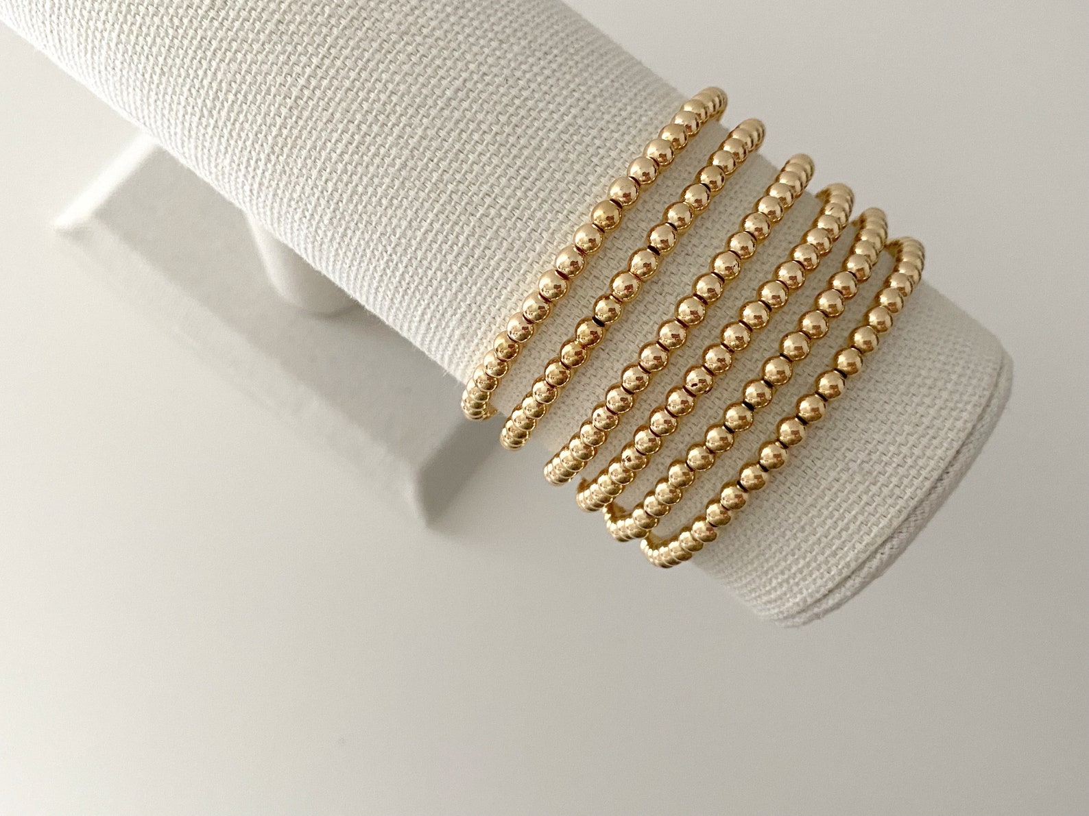 14k Gold Plated Stacking Bracelets | Stackable Bracelets | Stacking ...