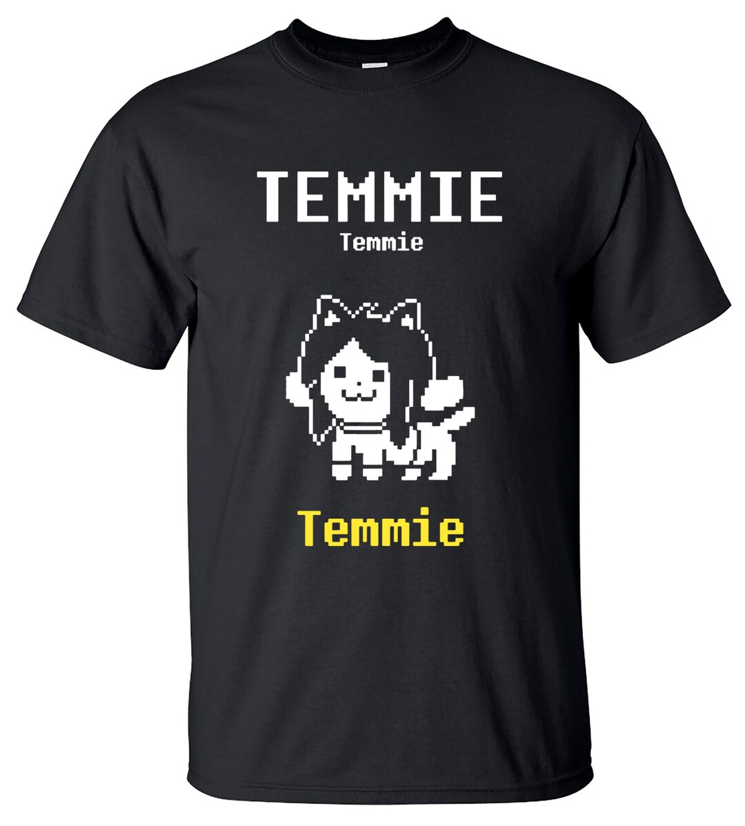 Temmie Retro Gaming Video Game Cute Pixel Kawaii Shirt M750 - Etsy