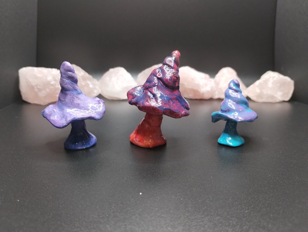 Dark Twisted Toadstools, Fairy, Fae, Fairy Mushrooms, Fairy Garden - Etsy