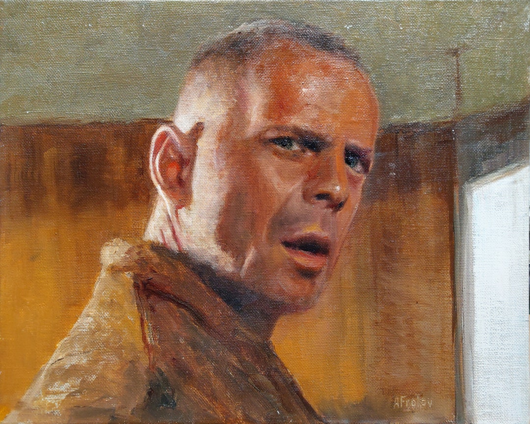 Butch, Original Handmade Oil Painting on Board, Impressionism, Wall ...