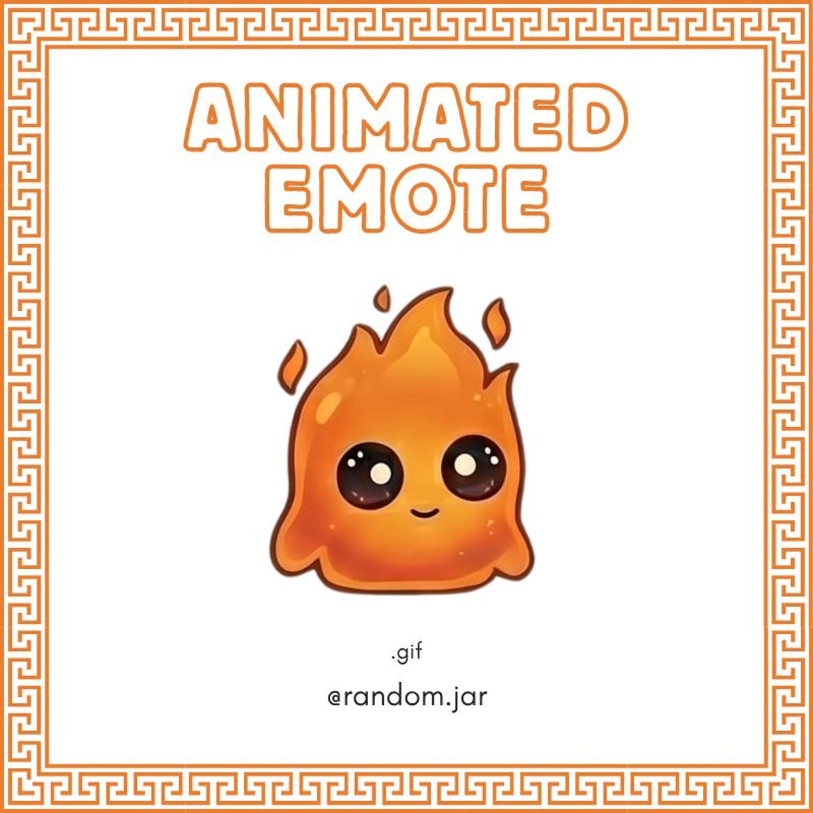 ANIMATED Fire Sprite Emote | Streamer Chat Emotes | [twitch/discord ...
