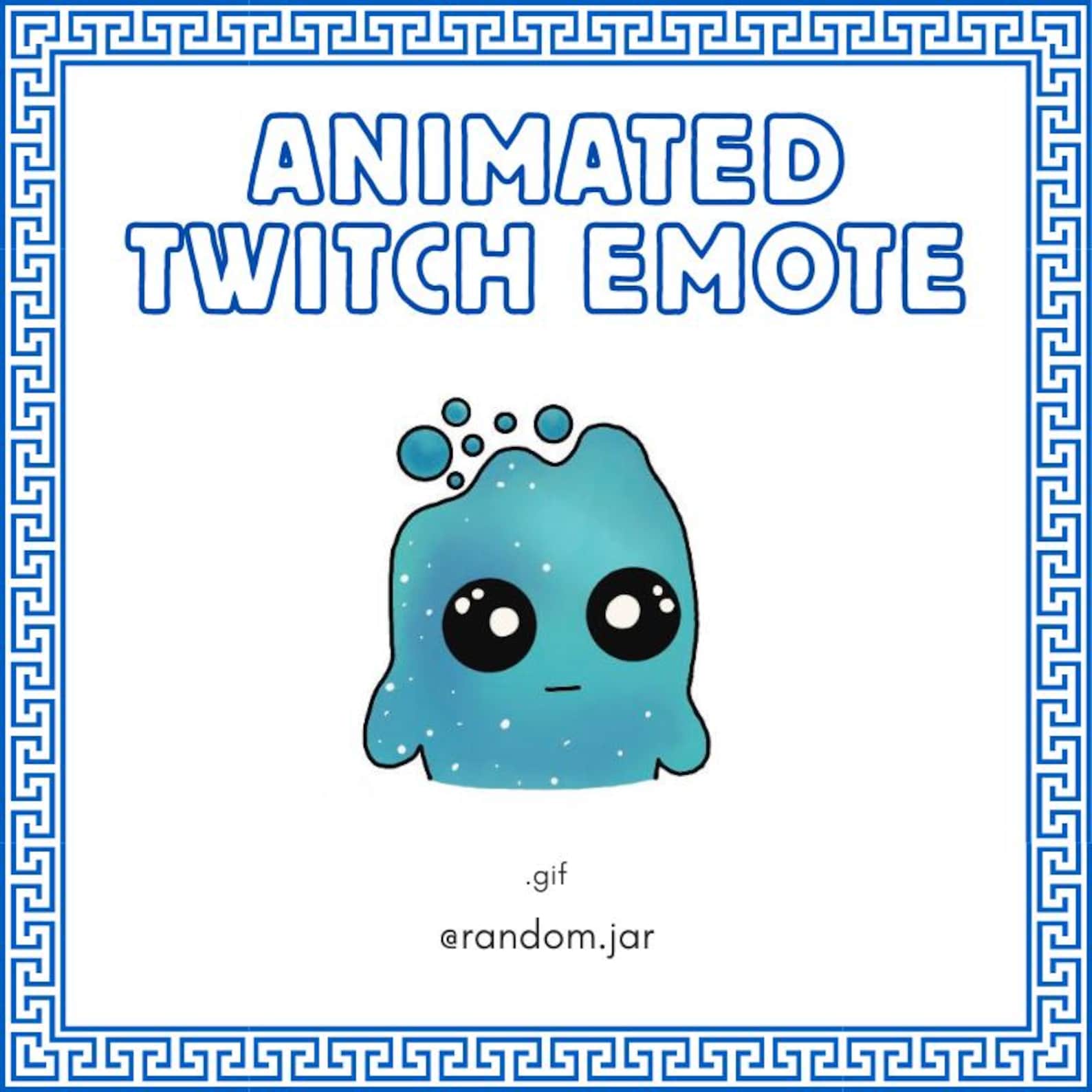 ANIMATED Water Sprite Emote | Streamer Chat Emotes | [twitch/discord ...