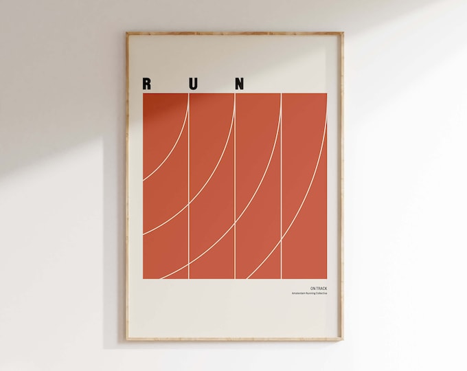 Running Print • Running Poster • Athletics Track • Sports Print • Wall ...