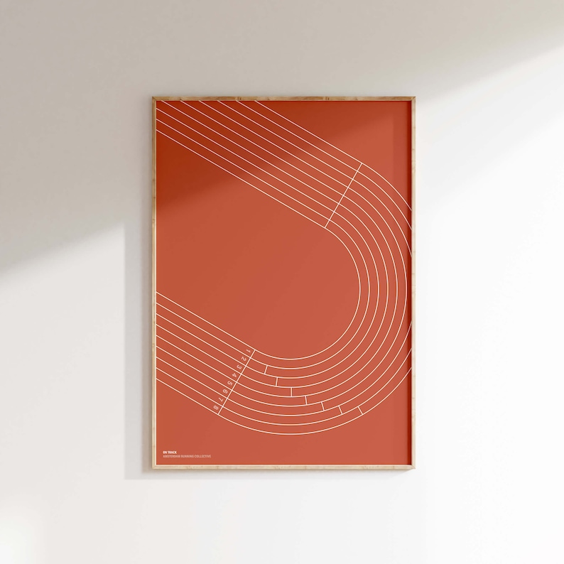 Running Print • Running Poster • Athletics Track • Sports Print • Wall ...