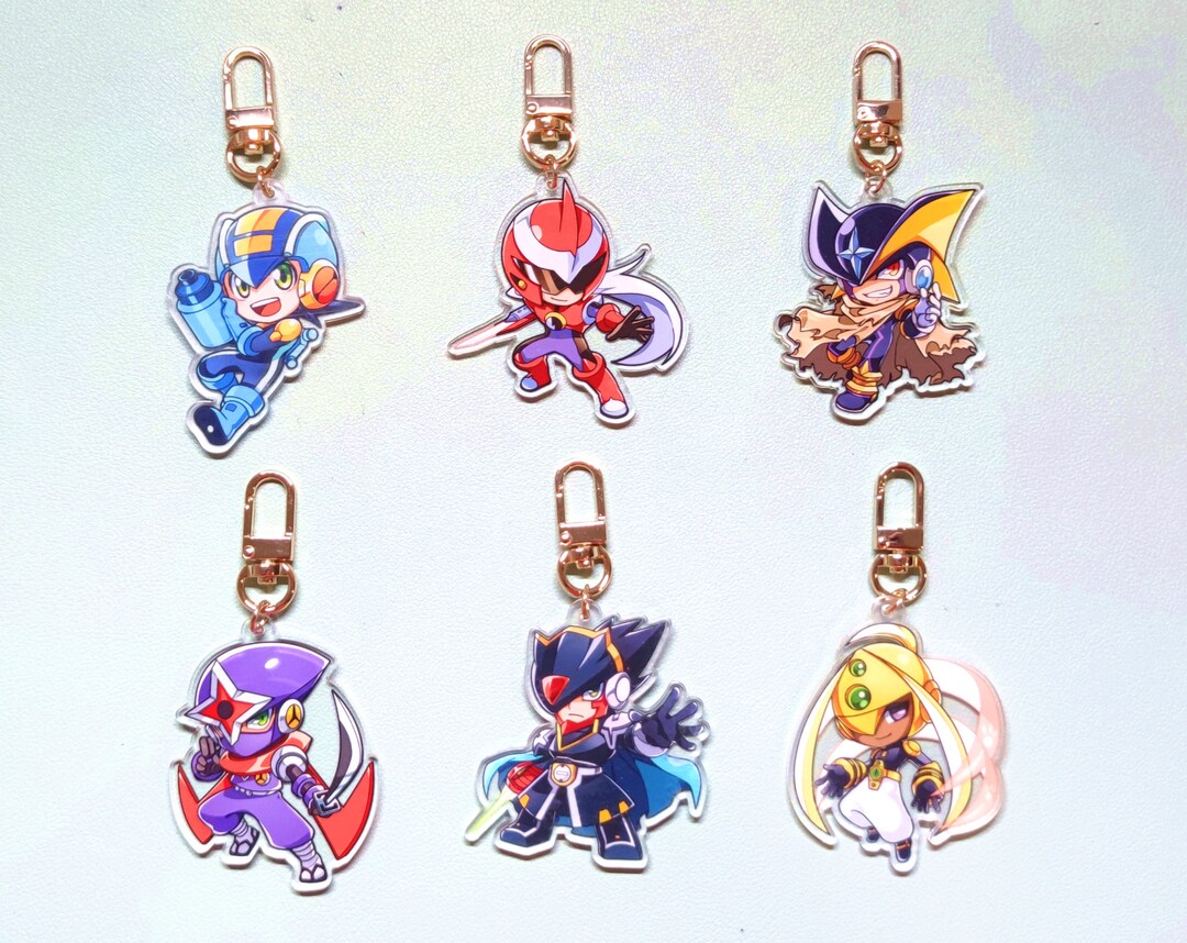 Rockman EXE Acrylic Keychain Megaman Battle Network - Etsy Ireland