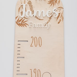 Wooden Australian Natives Height Chart | Growth Chart | Height Ruler ...