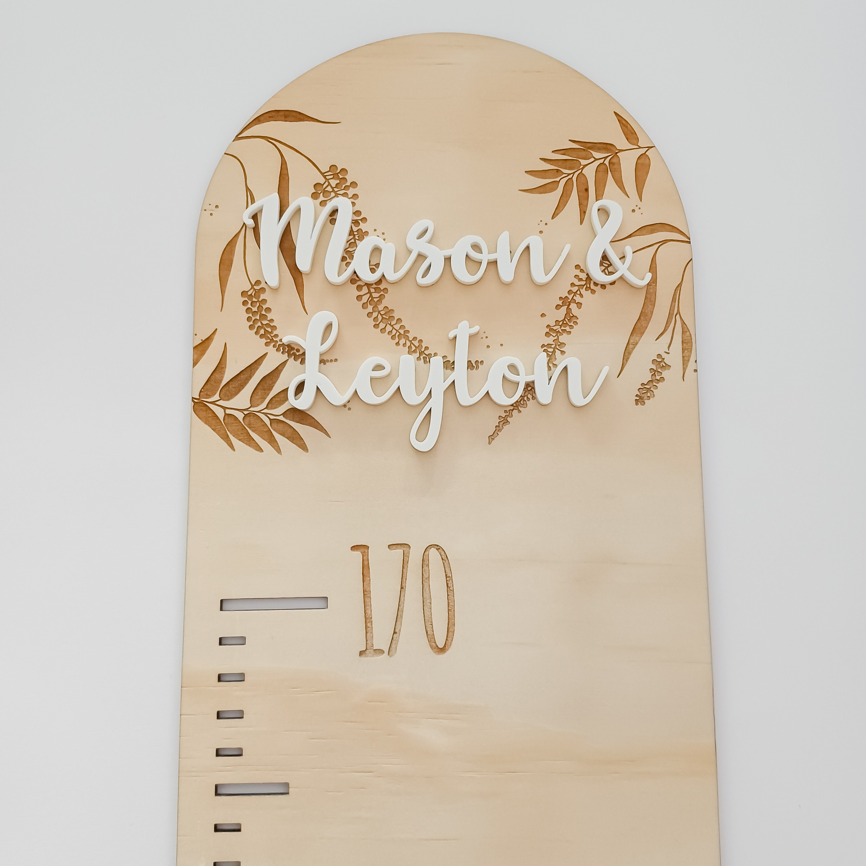 Wooden Australian Natives Height Chart | Growth Chart | Height Ruler ...