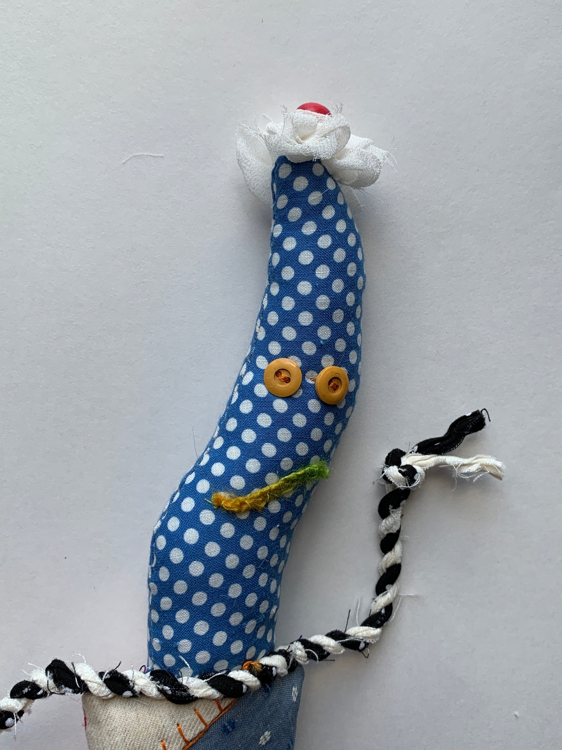 Camilla Art Doll: Handmade Recycled Fabric Friend - Etsy