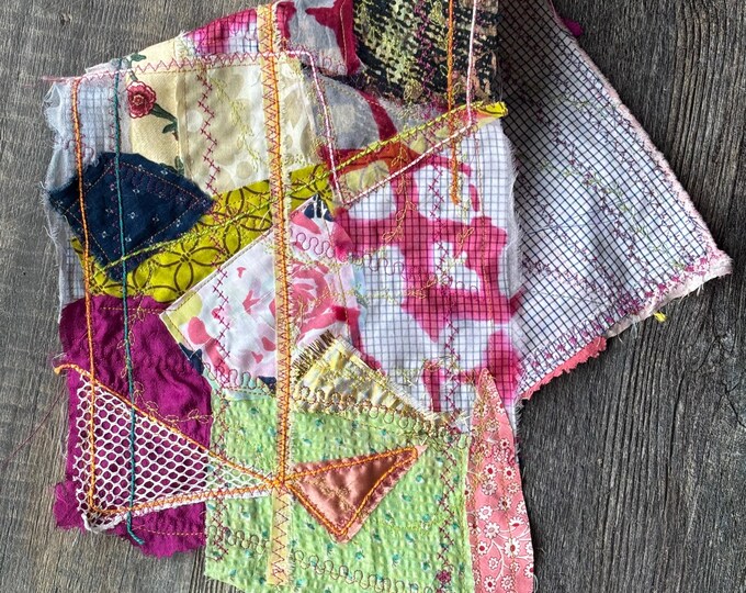 Wide Snippet Roll Junk Journals Fabric Craft Jacket Patches Altered ...