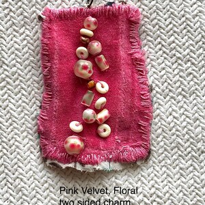 Handmade Fabric Charms: Unique Textile Sculpture Pendants - Etsy