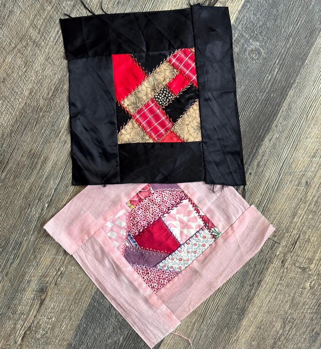 Crazy Quilt Squares Hand Embroidery Luscious Fabrics Quilt Design, Silk ...