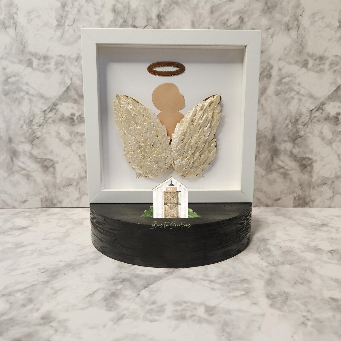 Angel Baby Shadow Box|baby Memorial|miscarriage Gift|still Born Gift ...